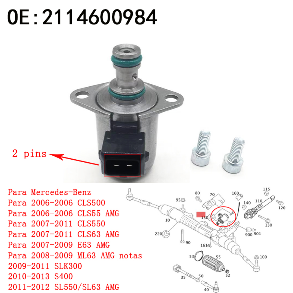 1Pc Power Steering Solenoid Valve For Mercedes-Benz W211 W164 R171 ...