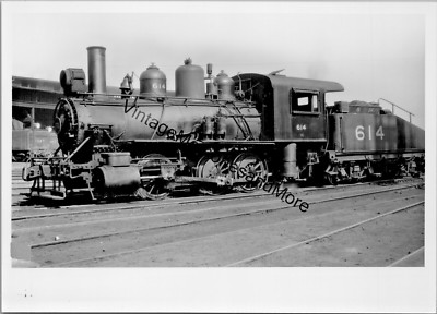 Vtg Louisville & Nashville Railroad 614 Steam Locomotive 5"X7" Real ...