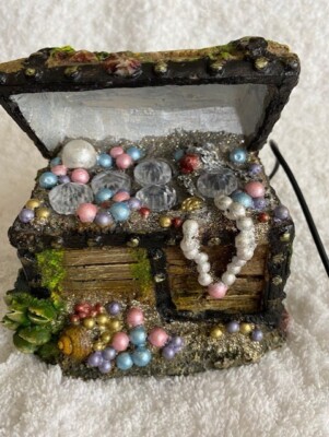 Aquarium Treasure chest decoration for fish tank | eBay