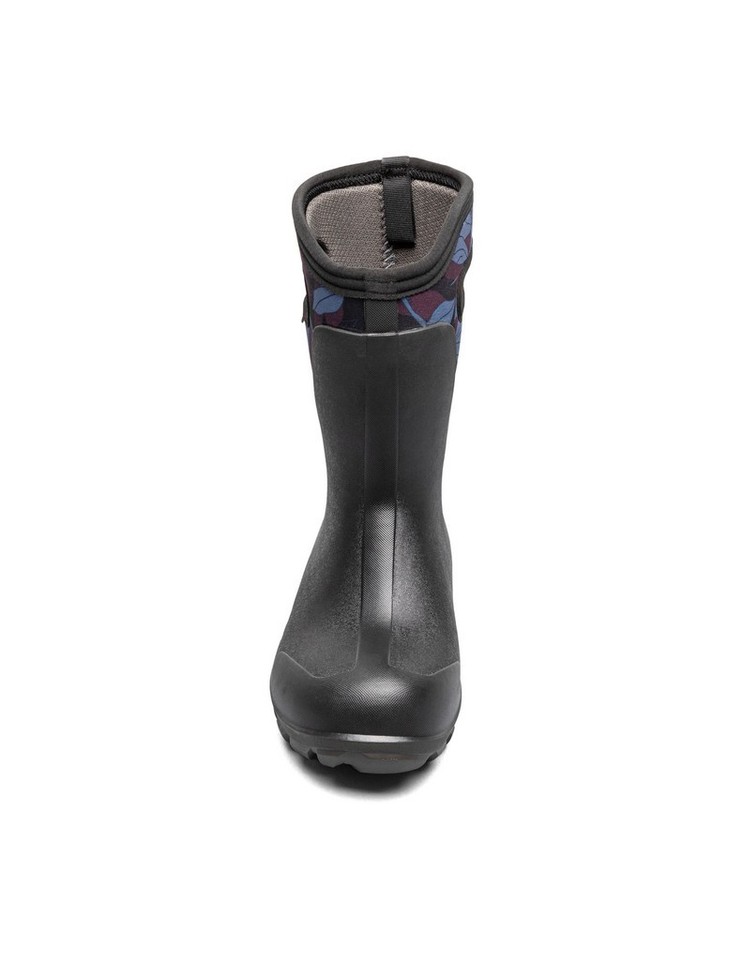 Bogs Outdoor Boots Womens Classic Mid Leaf WP Black Multi 73370 | eBay