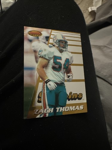 Zach Thomas 1996 Bowman's Best #175 Rookie Miami Dolphins Football Card ...