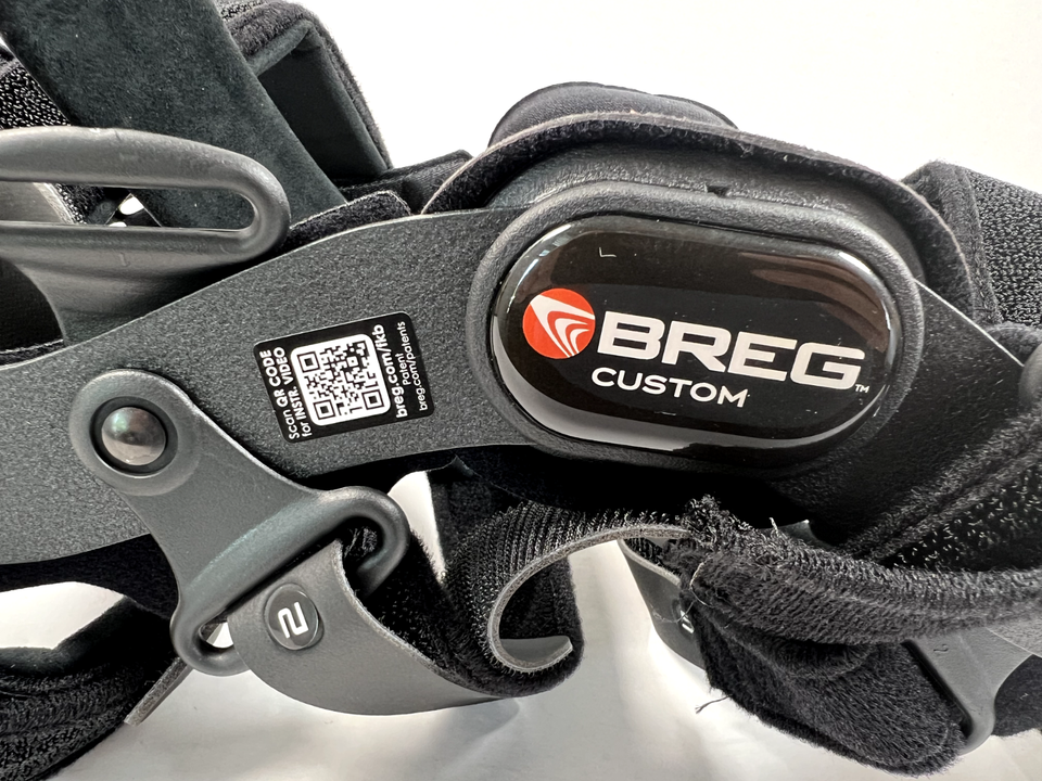 Breg Unloader Custom Knee Brace For RT. Knee Under Sleeve Black Cotton ...