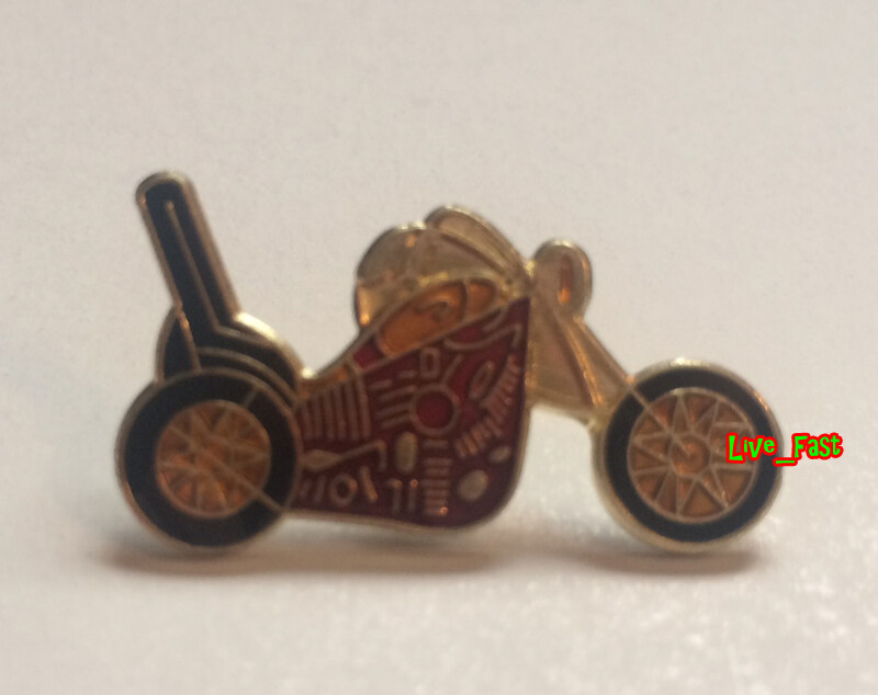 CHOPPER MOTORCYCLE LAPEL PIN vintage biker pins jacket vest hat pin | eBay