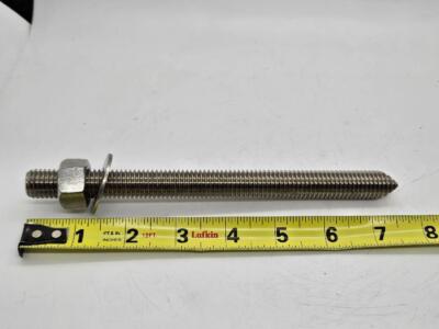 Hilti HAS-R 316 Stainless steel 316 Anchor Rod 5/8" x 7-5/8" #2045007 ...