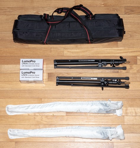 Studio Lighting Kit - See description - No lights; | eBay