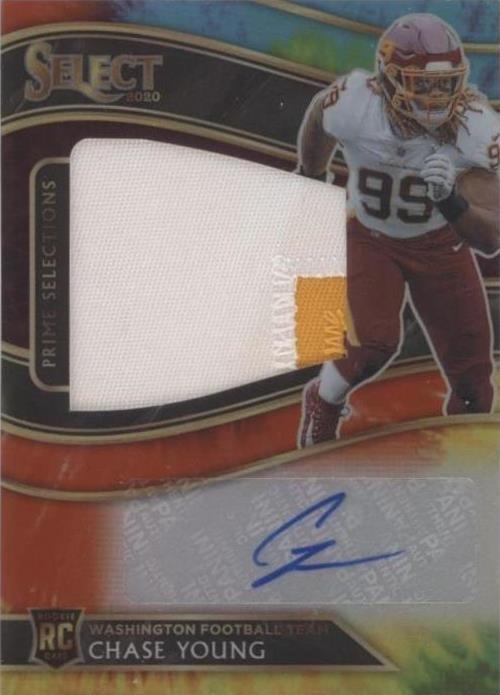 2020 Panini Select - Prime Selections Signatures Chase Young #PSS-CYO ...