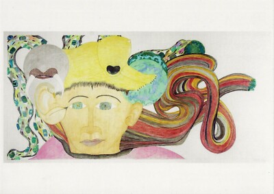 Postcard Shuvinai Ashoona "The World in Her Eyes" 2011 Inuit Kingait ...