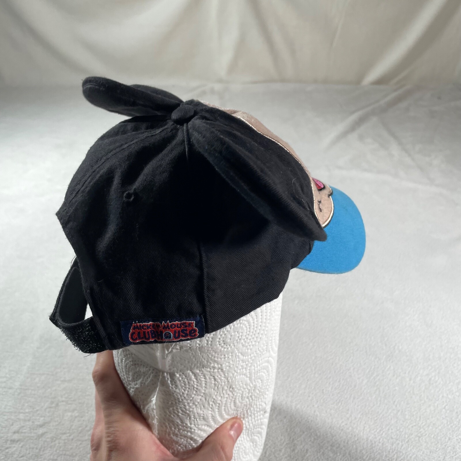 Mickey Mouse Hat Adult Adjustable Black Ears Mickey Club House Disney ...