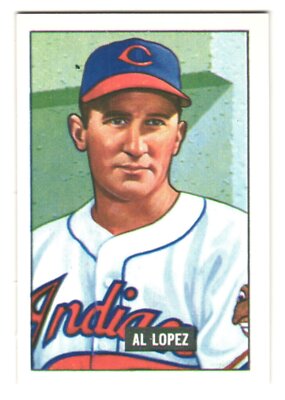 Al Lopez 1986 Card Collectors 1951 Bowman Reprint Rookie #295 MGR, RC ...