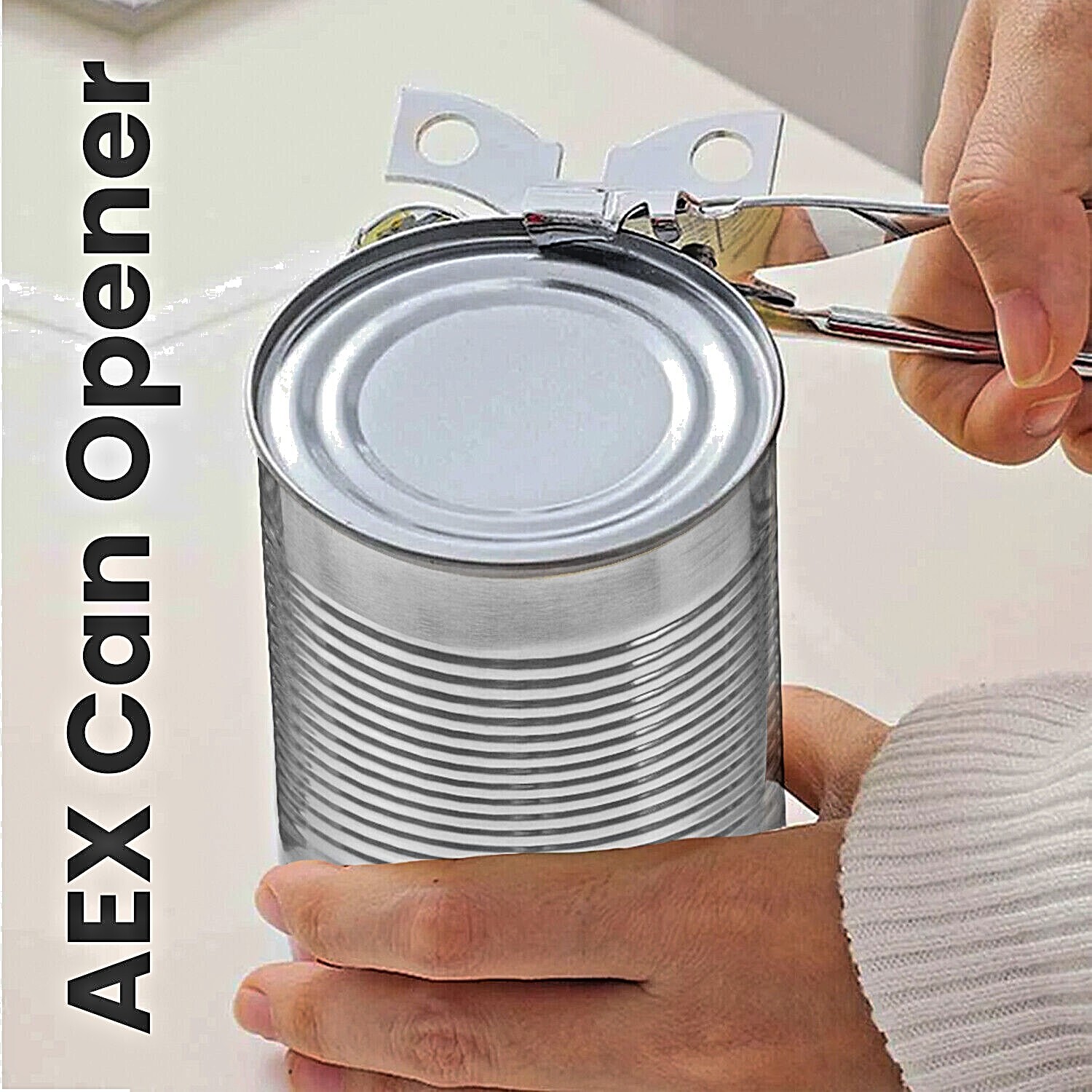 AEX Stainless Steel Butterfly Can Opener Portable Manual Ideal for ...