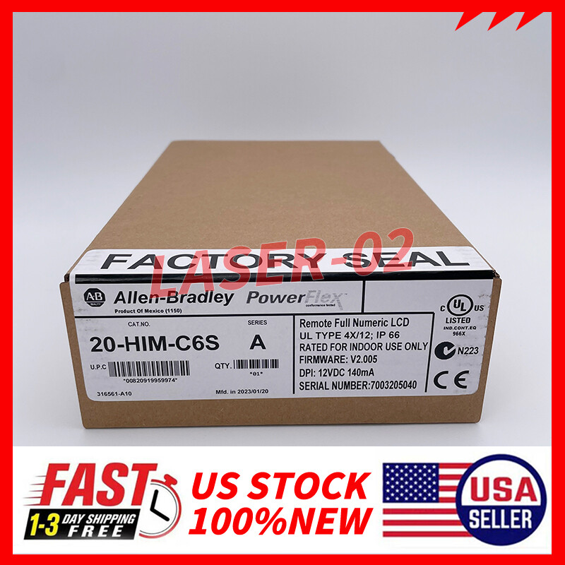 NEW 20-HIM-C6S Allen Bradley Panel Mount LCD HIM 20HIMC6S Free Shipping ...