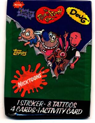 1993 Topps Nicktoons (Ren & Stimpy) Trading Card Pack | eBay