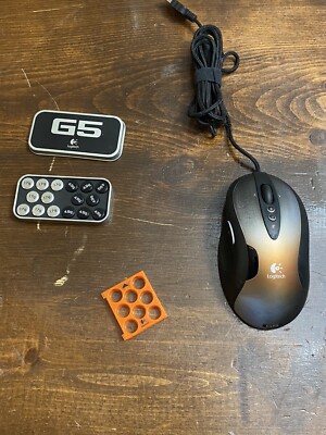 Logitech G5 Laser Gaming Mouse With Full Tuning Weight Set | eBay
