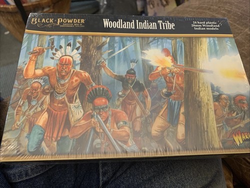 Warlord Games Black Powder AWI Woodland Indians Tribe 28mm 24 Figures ...