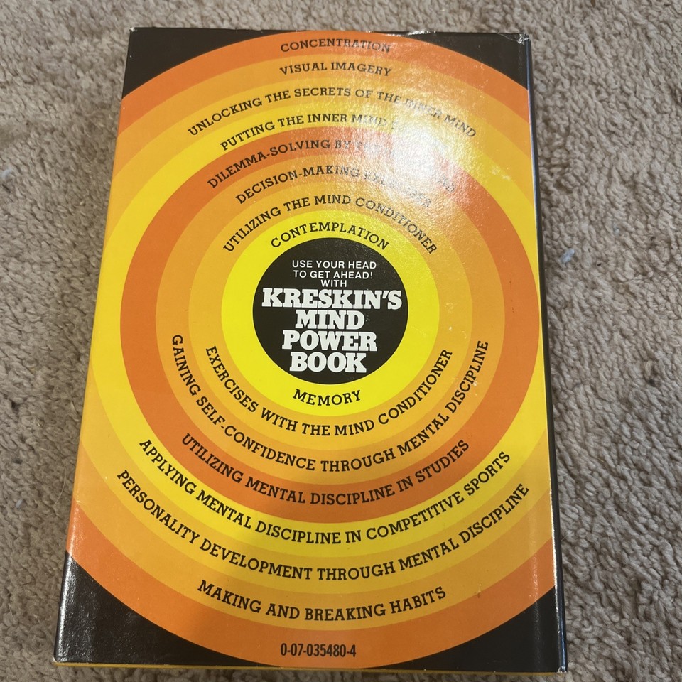 Use Your Head to Get Ahead With Kreskin's Mind Power Book / Signed 1st ...