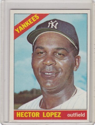 1966 Topps Baseball Card #177 Hector Lopez New York Yankees - ExMt-NrMt ...