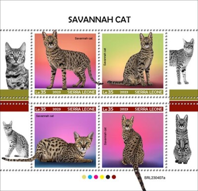 2024 06 - SIERRA LEONE - SAVANNAH CATS 4V MNH ** | eBay