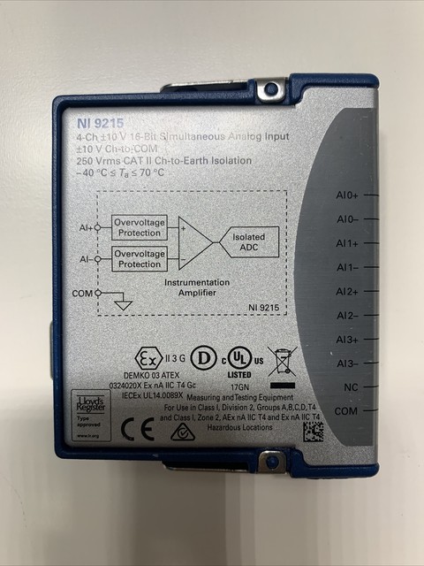 National Instruments 9215 Analog Input Module for sale online | eBay