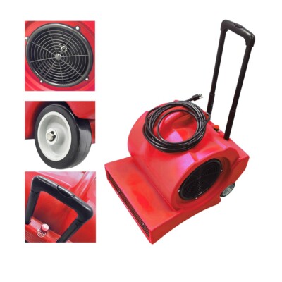 High Power Ground Dryer Air Mover Carpet Blower Commercial 3 Speed Fan ...