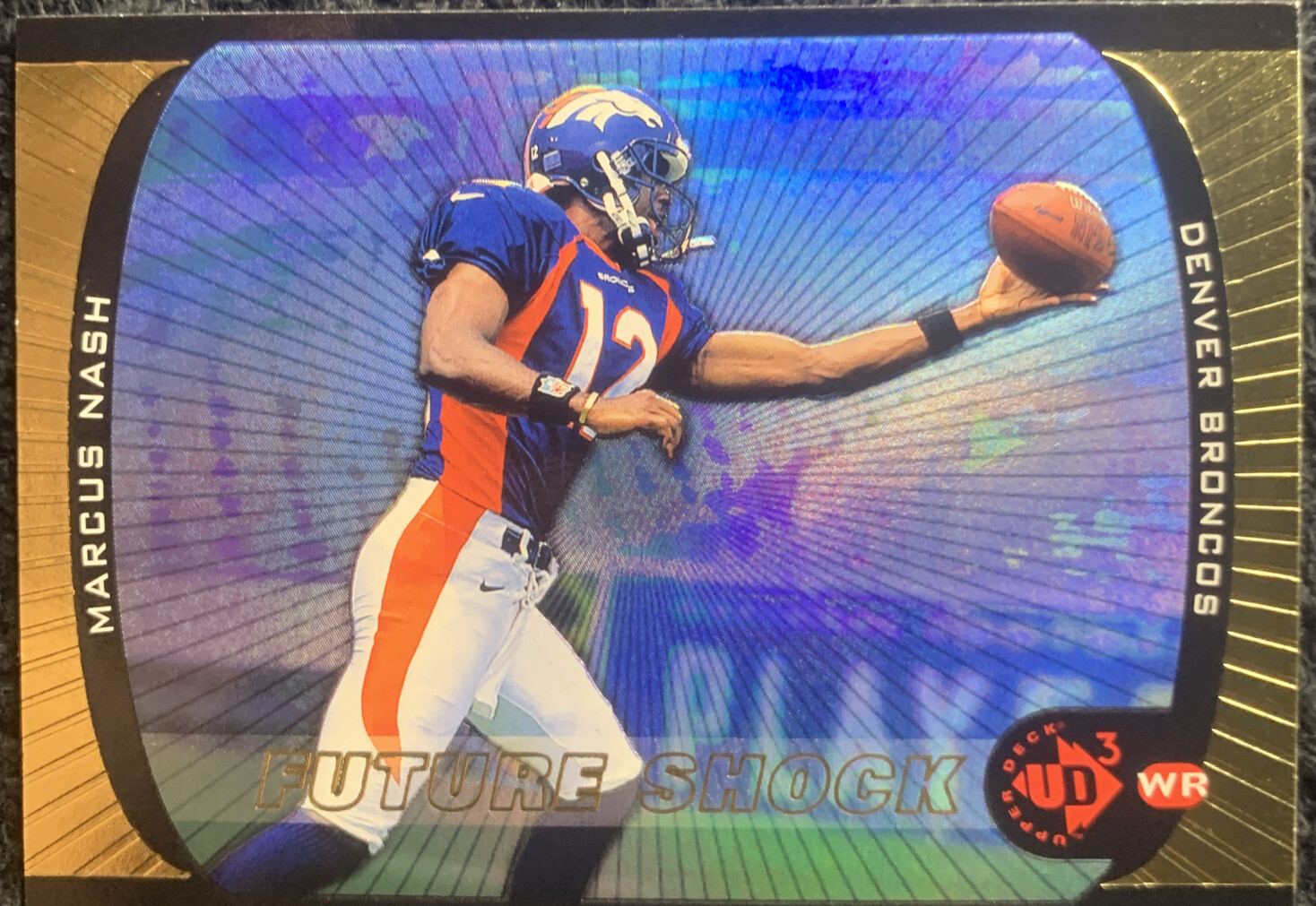 1998 Upper Deck UD3 Future Shock Marcus Nash #199 Rookie RC Denver ...