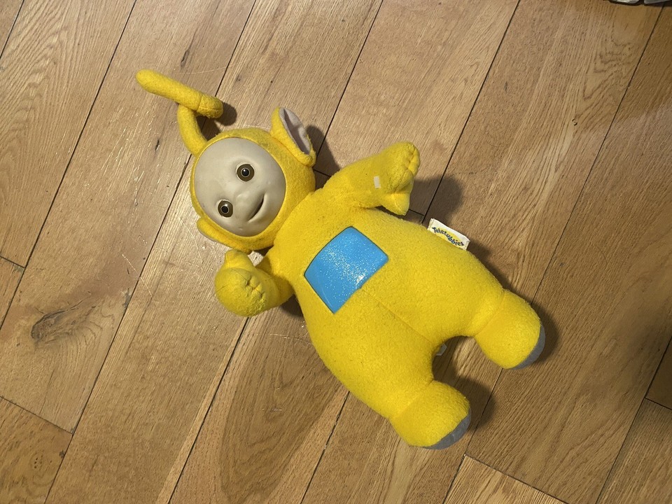 Vintage TELETUBBY Teletubbies Plush Talking Yellow Laa Laa 1998 ...