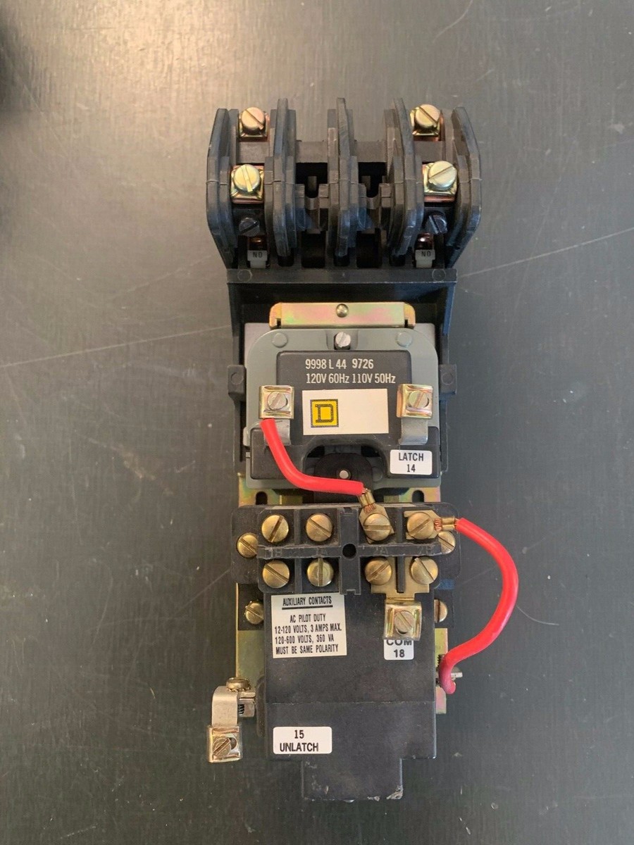 Square D 2 Pole Lighting Contactor | Shelly Lighting