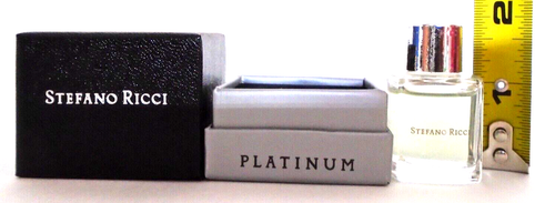 Stefano Ricci Platinum Men's Cologne Splash 8 ml/0.27 fl. oz. New Free ...