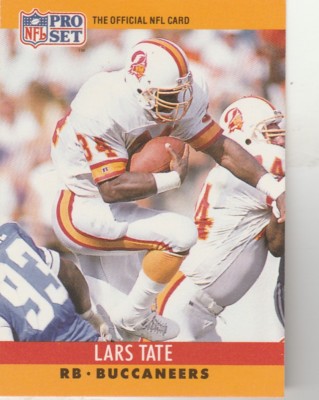 FREE SHIPPING-MINT-1990 Pro Set #317 Lars Tate BUCCANEERS | eBay