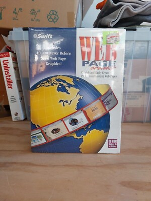 VintageWeb Page Creator PC CD create graphics sound custom site design ...