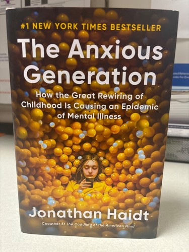 The Anxious Generation by Jonathan Haidt Hardcover Book | eBay