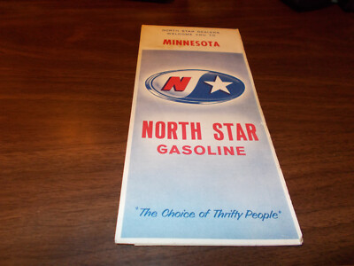 1967 North Star Gasoline Minnesota Vintage Road Map | eBay
