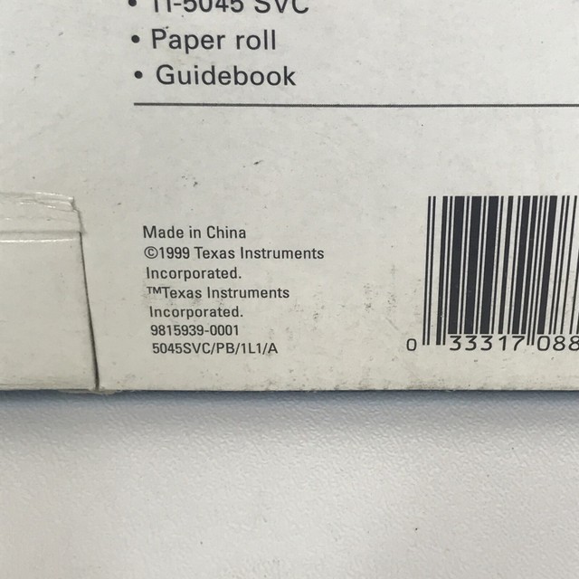 Texas Instruments Ti-5045 Scientific Calculator for sale online | eBay