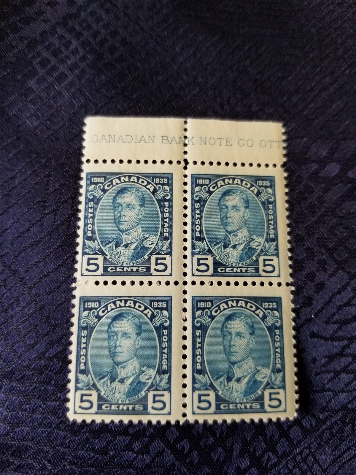 Canadian MNH / Unused Stamp - 1935 Silver Jubilee of King George V - W2 ...