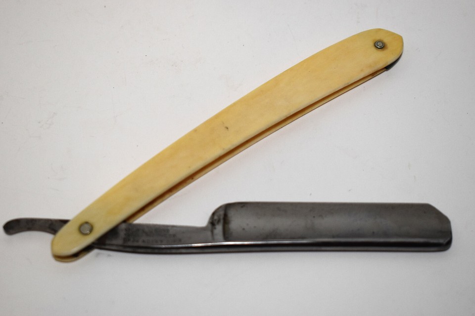 Vintage ERIK ANTON BERG Seven Day STRAIGHT Razor Shaving Set Made in ...