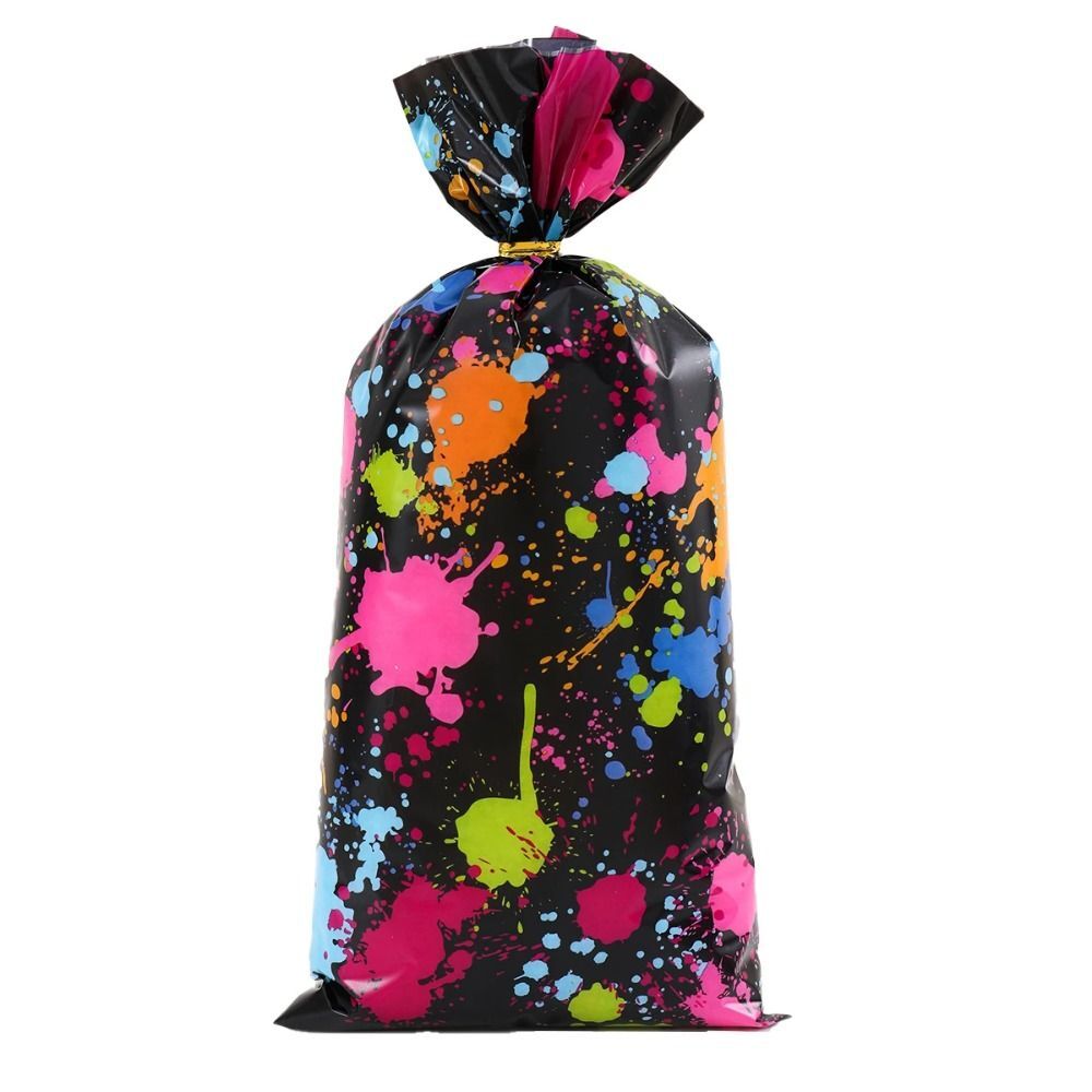 25PCS Fluorescent Themed Candy Bags Gift Packaging Bag Birthday Party ...