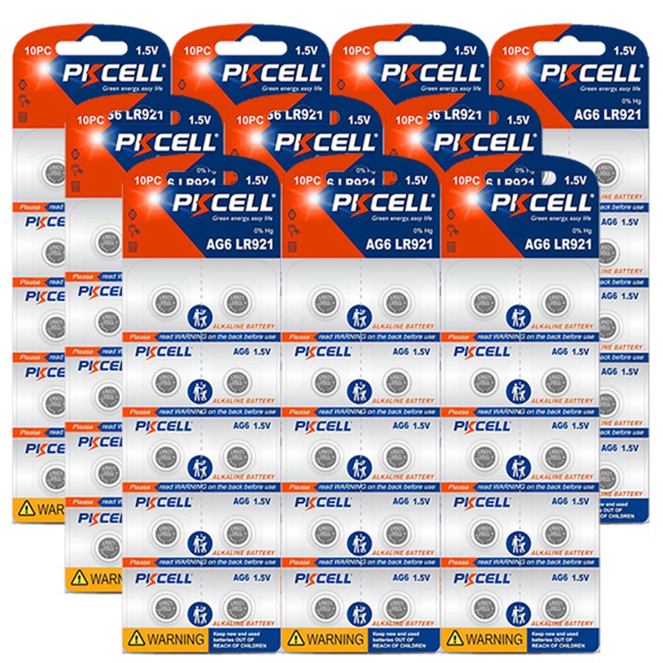 10-500Pcs AG6 LR920 LR921 370 371 1.5V Cell Alkaline Watch Batteries ...