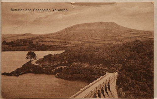 OLD POSTCARD 1923 YELVERTON BURRATOR AND SHEEPSTOR | eBay