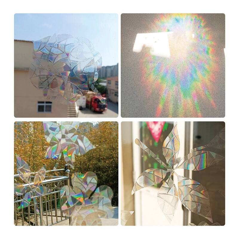 3pcs for Sun Catcher Wall Stickers Rainbow Window Sticker Bedroom ...