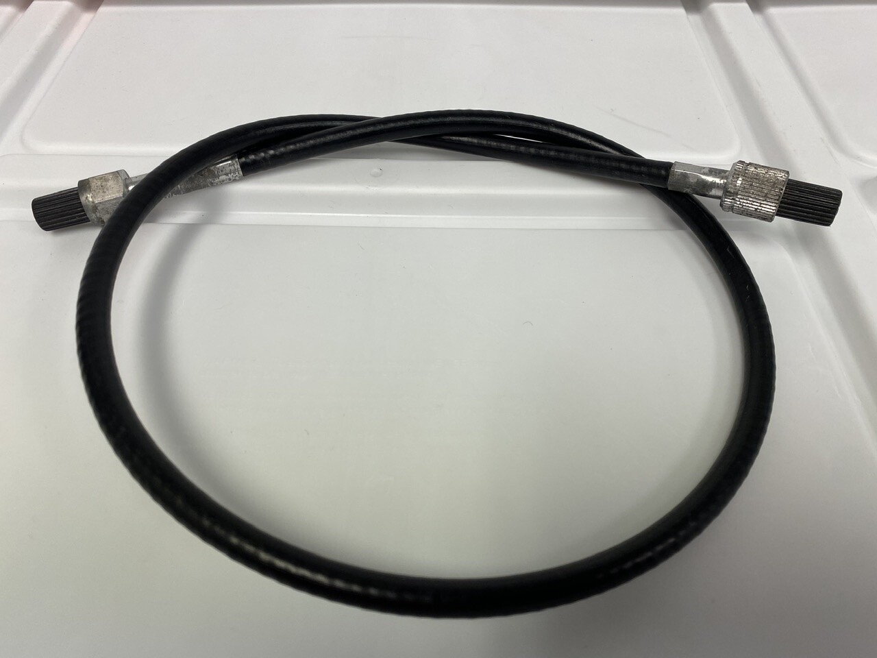 NOS OEM MOTORCYCLE TACH TACHOMETER CABLE W/ MALE TAB ON ONE END 30 1/4 ...