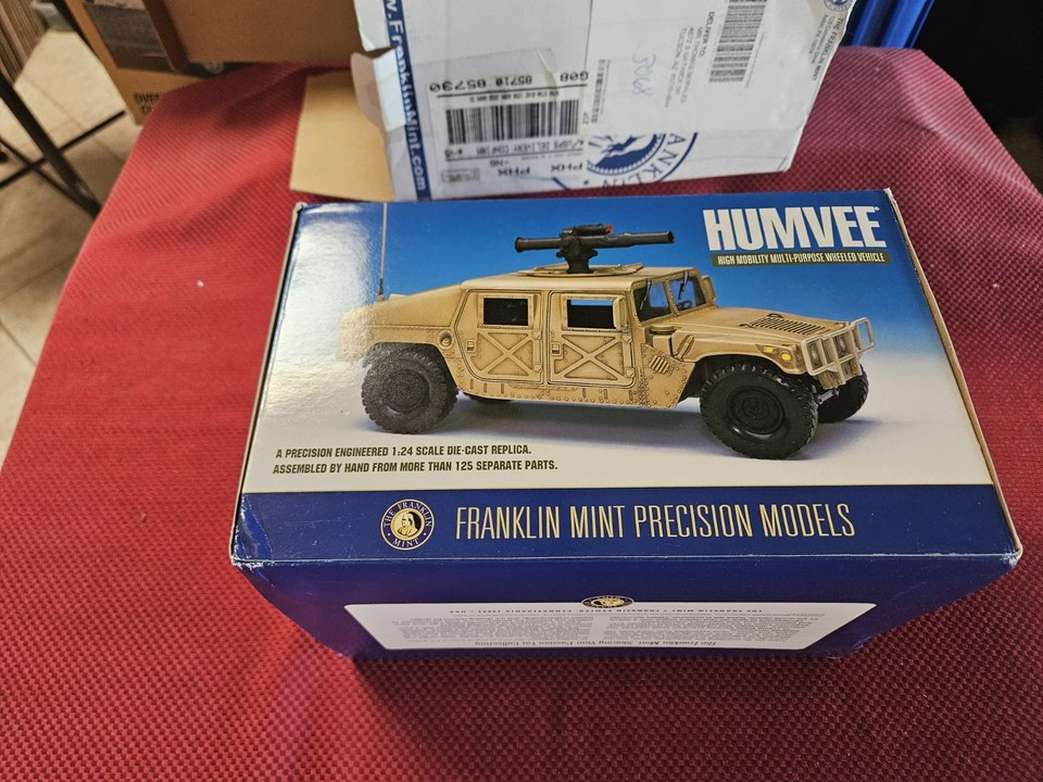 1:24 FRANKLIN MINT PRECISION MODELS U.S. ARMY HUMVEE M966 W/WEAPONS ...