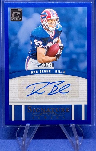 2024 Donruss NFL Don Beebe Signature Series Blue AUTO #'d/50 #SSE-DBE ...