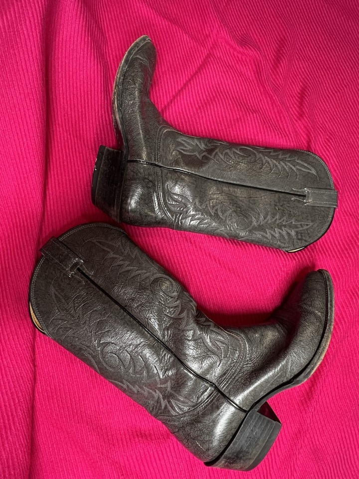 Vintage Exotic Nocona Men’s Full Kangaroo Cowboy Boots Size 8.0 B Made ...