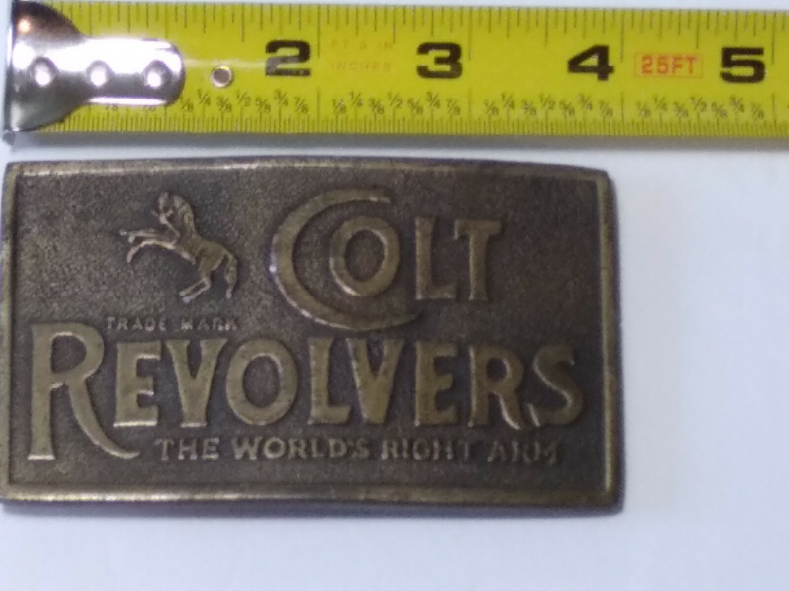 Vintage Colt Revolvers Belt Buckle TRADEMARK The Worl… - Gem