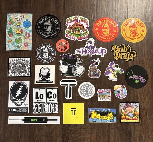 Lot of 25 Cannabis 420 Marijuana Dispensary Stickers Decals Miami 710 ...