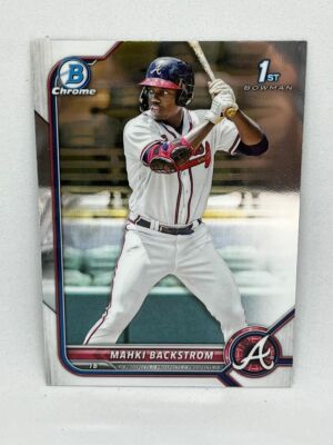 2022 Bowman Mahki Backstrom Chrome 1st Braves BCP-121 | eBay
