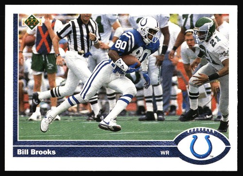 1991 Upper Deck Bill Brooks #159 Indianapolis Colts | eBay