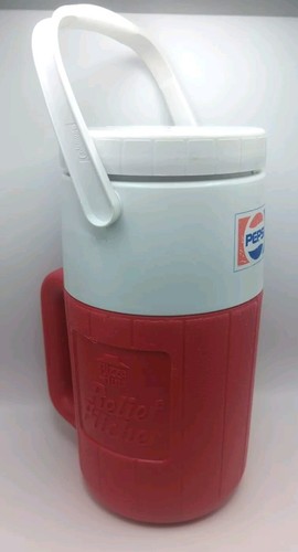 Vintage 80s Coleman #5580 Pizza Hut Pepsi Relief Pitcher 1/2 Gallon Jug ...