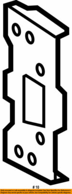 57119-52020 Toyota Plate, front side member, front 5711952020, New ...