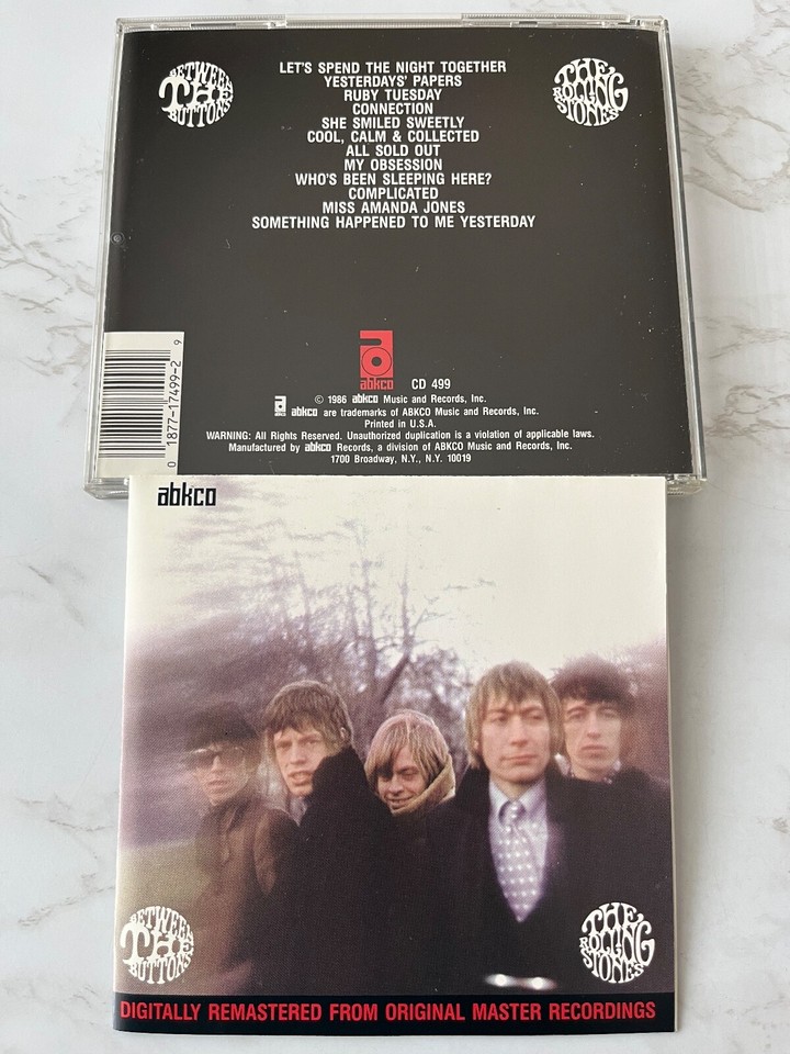 The Rolling Stones Between The Buttons CD EARLY DISCTRONICS PRESS ...