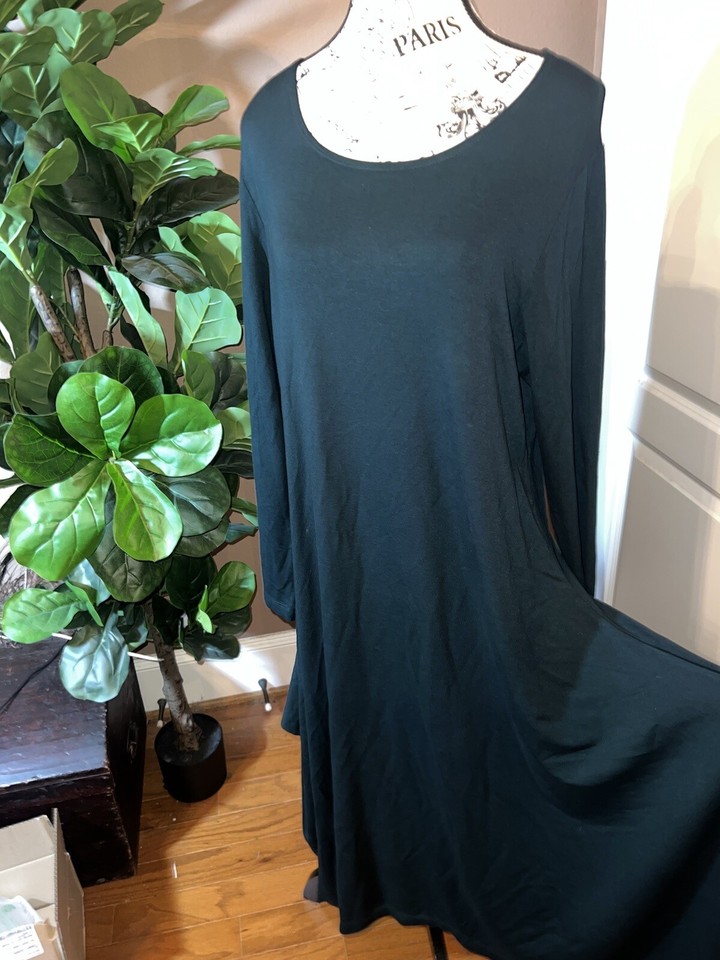 NEW Bryn Walker Green Dolman Sleeve Maxi Dress Batwing L Large NWT MSRP ...